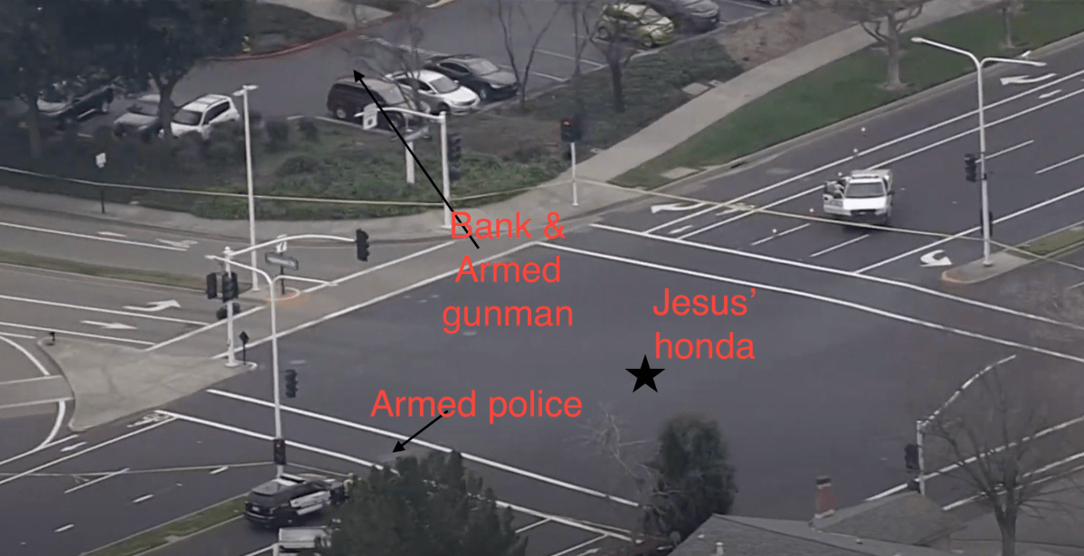 I was involved in a a bank robbery and Jesus was my getaway driver ...